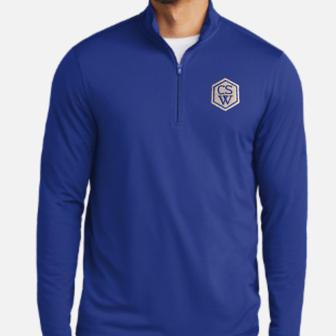 Royal Blue 1/4 Zip Pullover **ALL SALES FINAL** - Rush Uniform