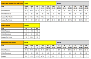 Measuring & Sizing Tips - Rush Uniform